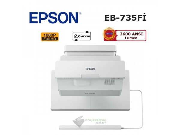 Epson EB-735Fİ Ultra Kısa Mesafe Lazer Projeksiyon Cihazı