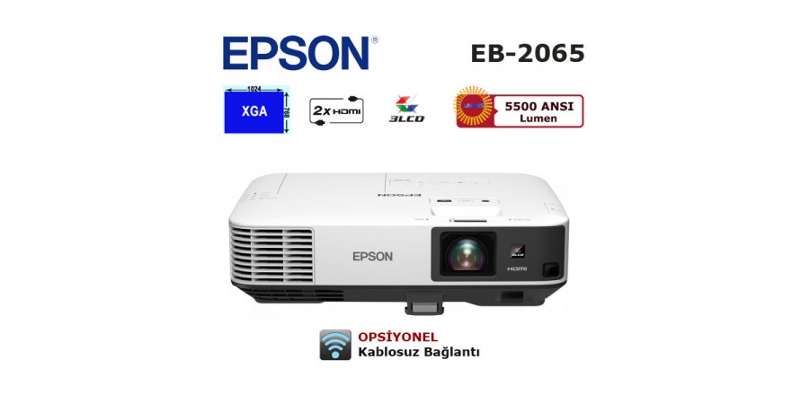 Epson Eb 2065 Kablosuz Wi Fi Projeksiyon Cihazi